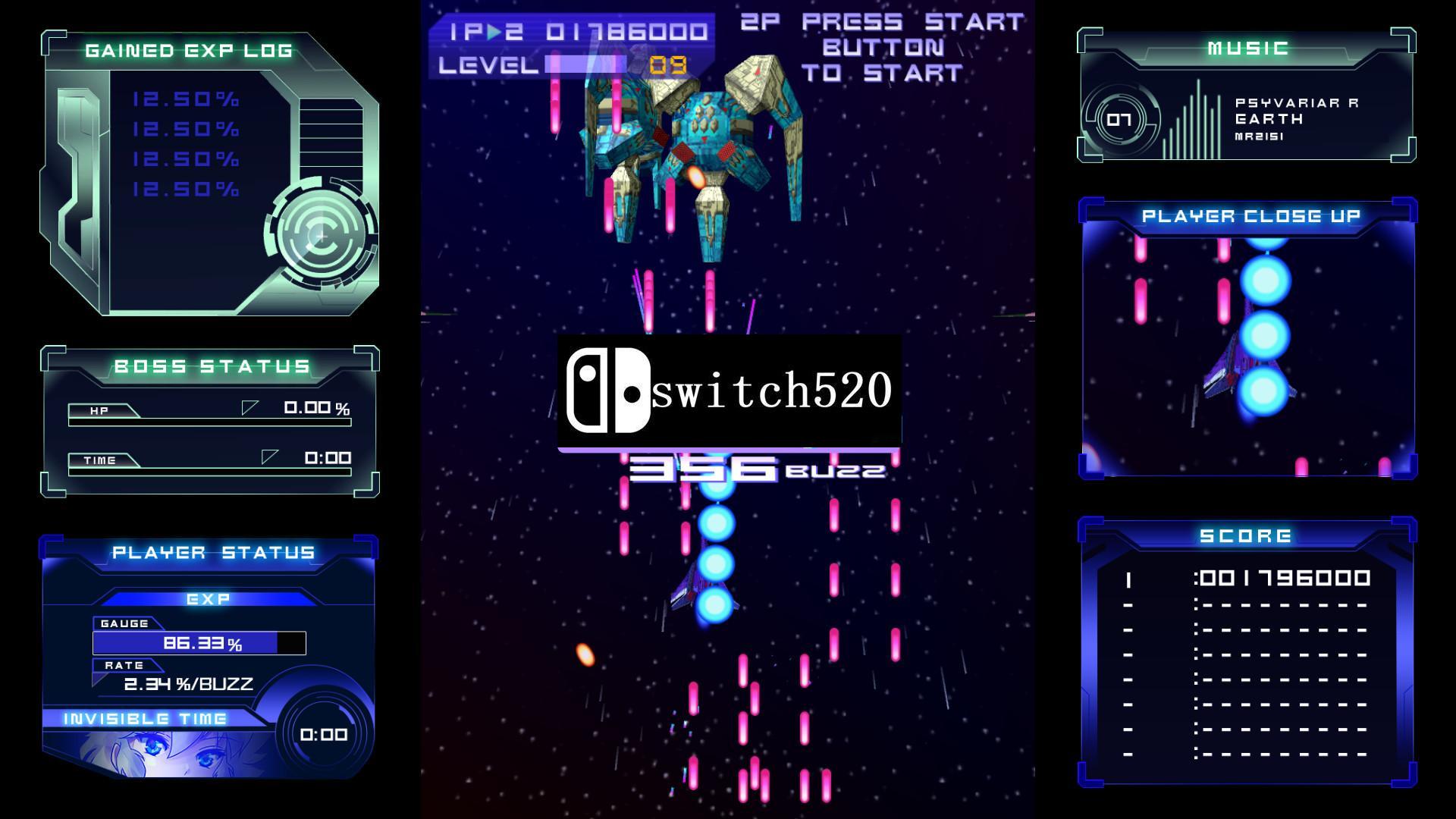 《雷霆战机Delta Psyvariar Delta》Switch中文版NSP下载 – 含1.3.0补丁-Switch520